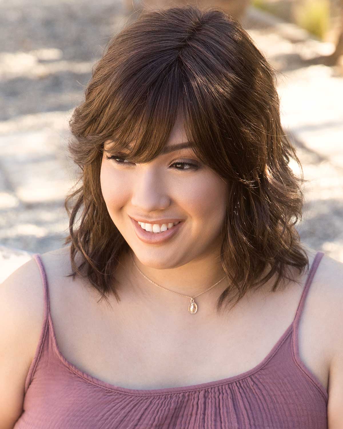 Braylen (Exclusive) Lace Front & Monofilament Synthetic Wig by Amore ...