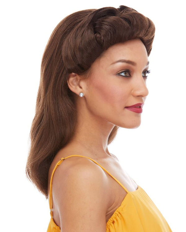 40s Pinup Girl Costume Wig by Characters - Best Wig Outlet