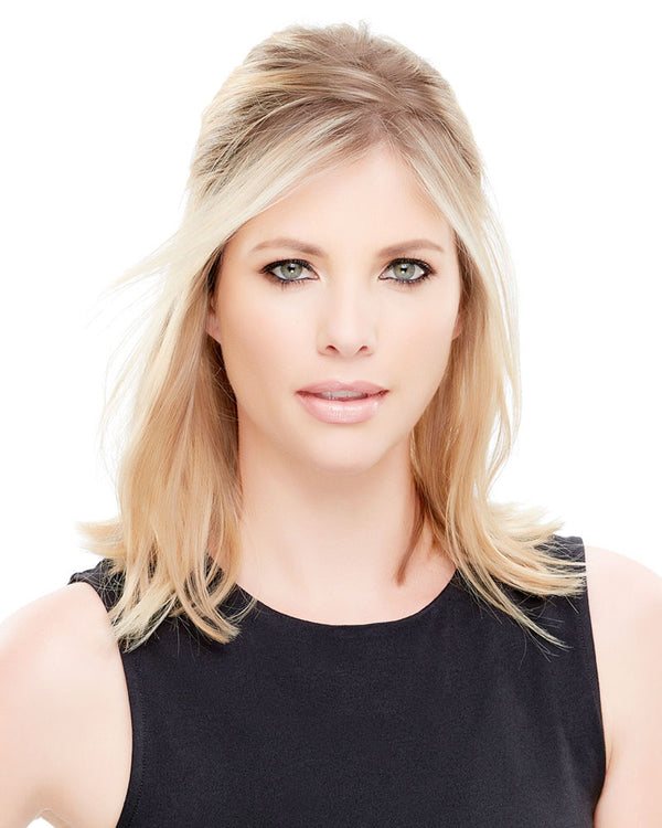 EasiCrown HH 12 inch Remy Human Hair Clip-in Crown Volumizer Topper by ...